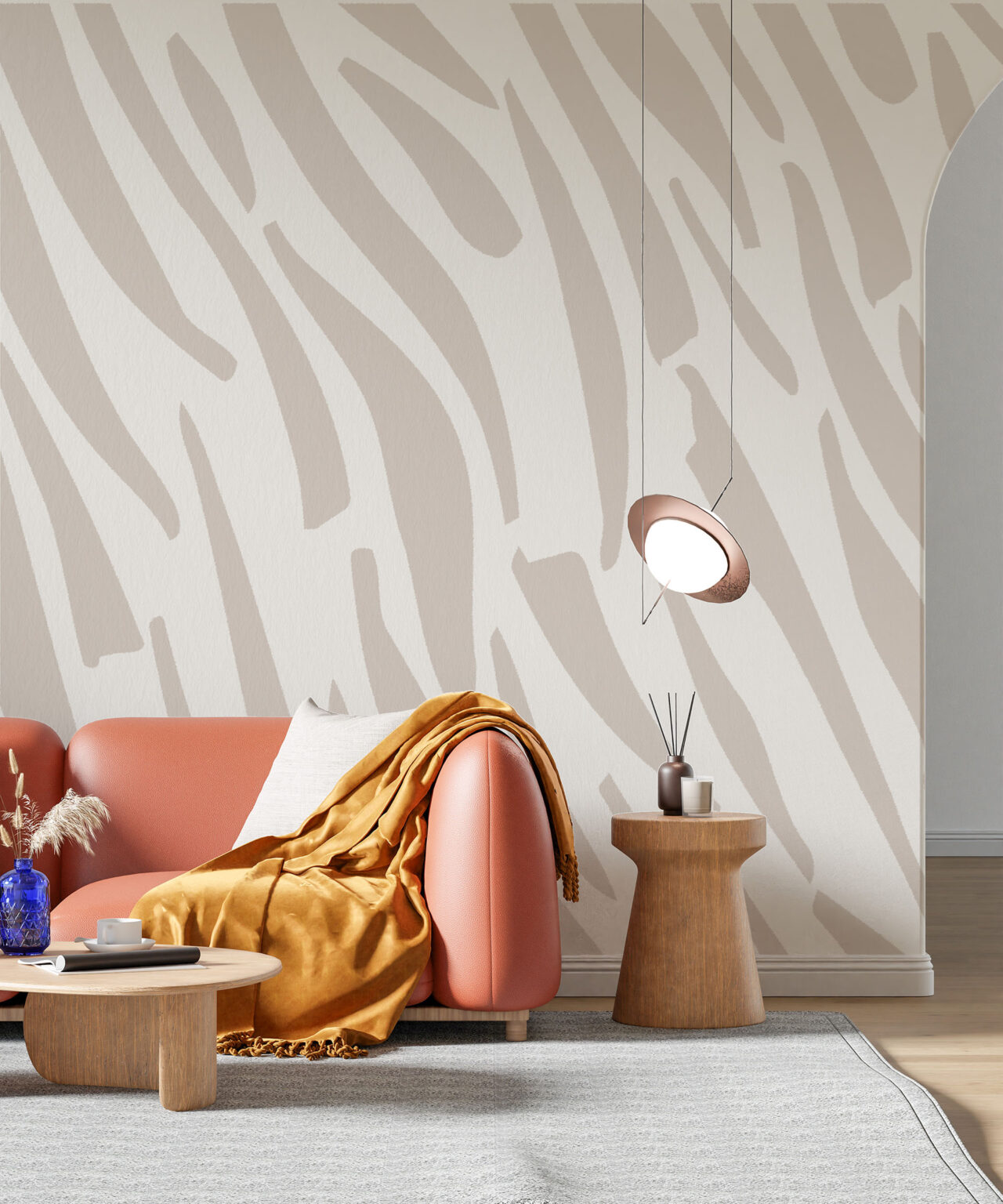 Beige Zebra - Wall Stories